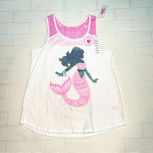 Justice | Shirts & Tops | Nwt Justice Mermaid Flip Sequin Tank | Poshmark